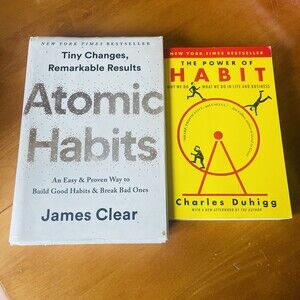 Accents | Habits Book Lot Atomic Habits And The Power Of Habit Bundle ...